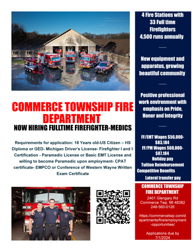 Employment Opportunities – The Charter Township of Commerce